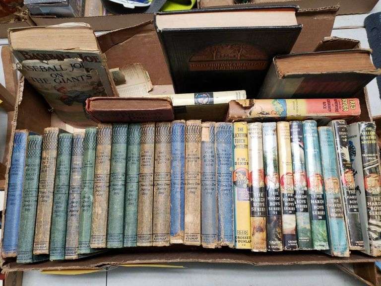 Collection of Hardy Boys, Nancy Drew, and Other Books Including ...