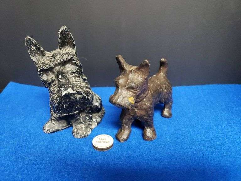 Scotty Dogs (Cast Aluminum Bank & Cast Iron) Collectibles - Trice Auctions