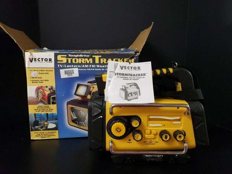 Vector Toughbrite Stormtracker with TV, Radio, and Lantern - Trice Auctions