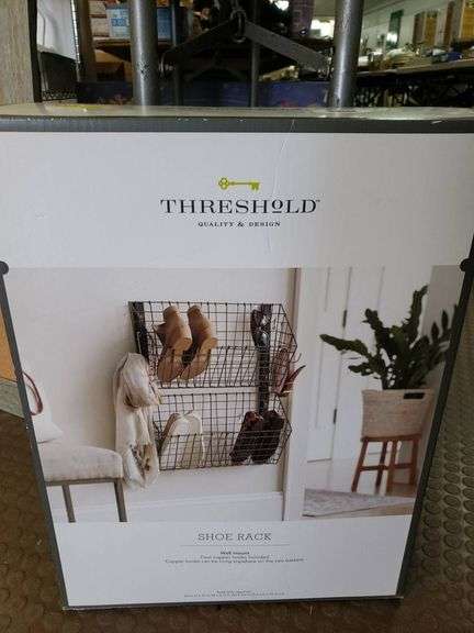 Threshold Quality & Design Shoe Rack Appears New - Trice Auctions