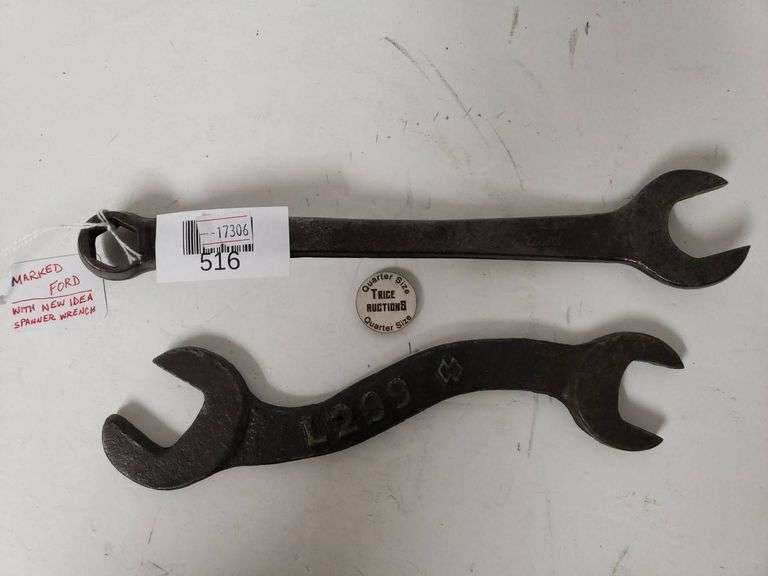Marked Ford and New Idea Spanner Wrenches - Trice Auctions