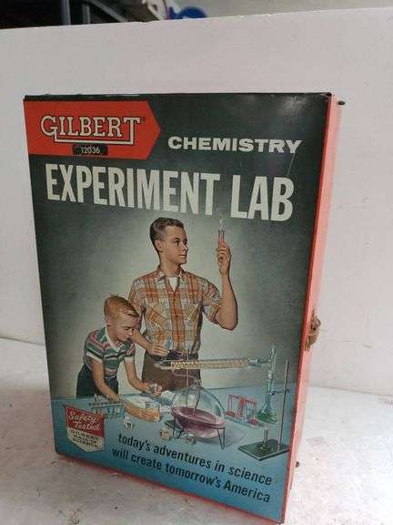 Gilbert Chemistry Experiment Lab 1936 Model with Accessories - Trice ...