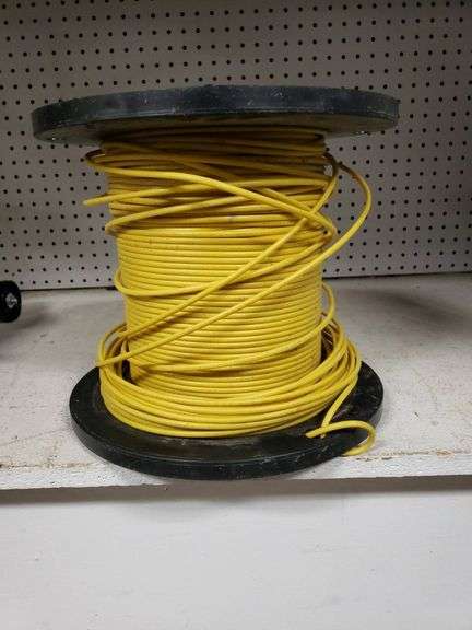 Yellow Extreme Dog Fence Max 60 Mil Coated Wire on Spool - Trice Auctions
