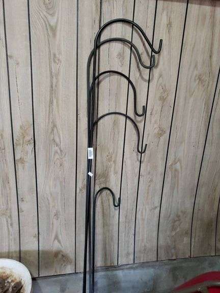 Set of 5 Sheppard Hooks for Outdoor Use - Trice Auctions