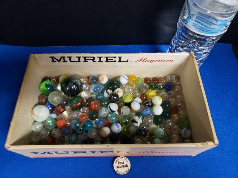 Collection of Assorted Marbles in a Muriel Magnum Box - Trice Auctions