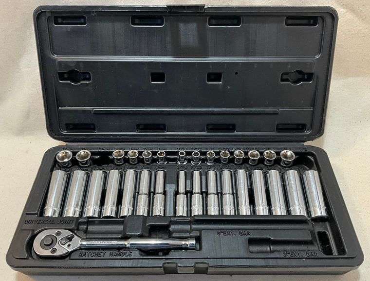 Evercraft 1/4” Drive Socket Set, SAE & Metric (see details) - Trice ...
