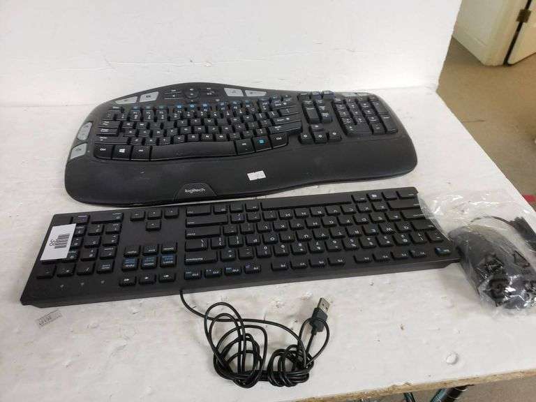 Logitech Keyboard Set Including Ergonomic and Standard Models - Trice ...