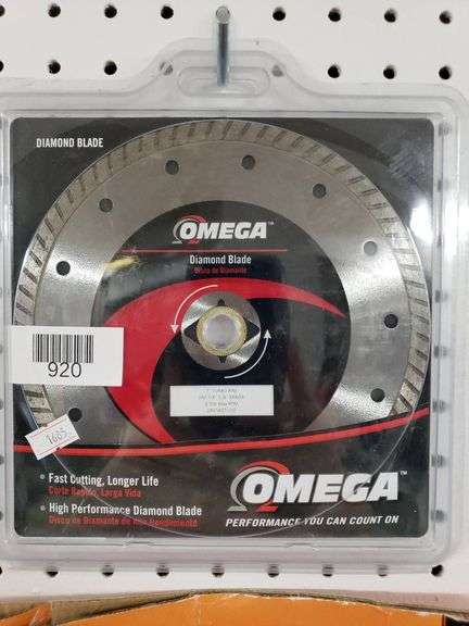 Omega High-Performance Diamond Blade for Cutting Applications - Trice ...