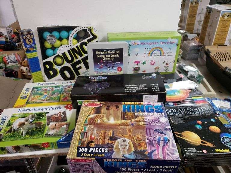 Assorted Educational Kits, Puzzles, and Games Bundle - Trice Auctions