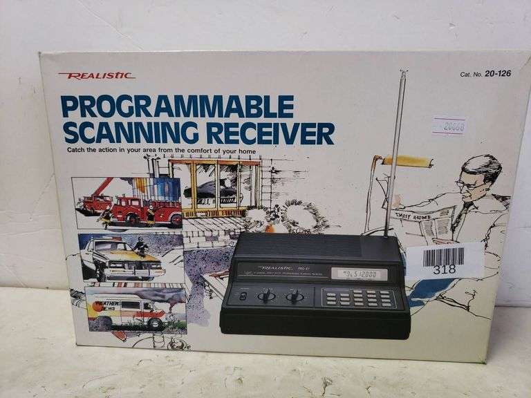 Realistic Pro-57 Programmable Scanning Receiver with Original Packaging ...