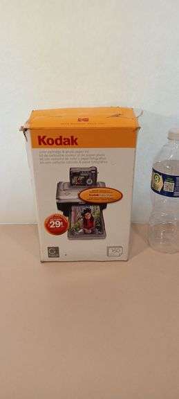 Damaged Box Kodak Color Cartridge & Photo Paper Kit - Trice Auctions