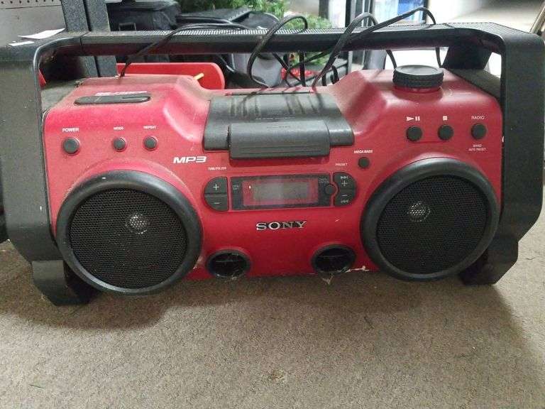 Sony MP3 CD Radio Boombox With Dual Speakers - Trice Auctions