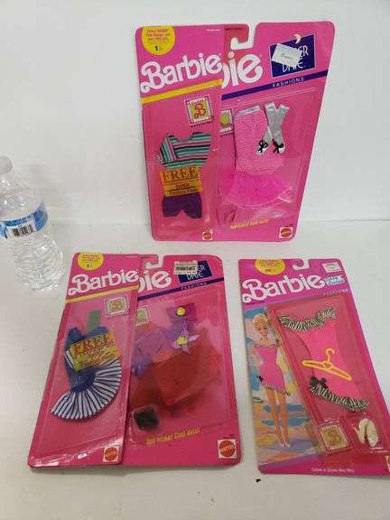 1990 Barbie Fashions Assorted Mattel Outfits in Original Packaging ...