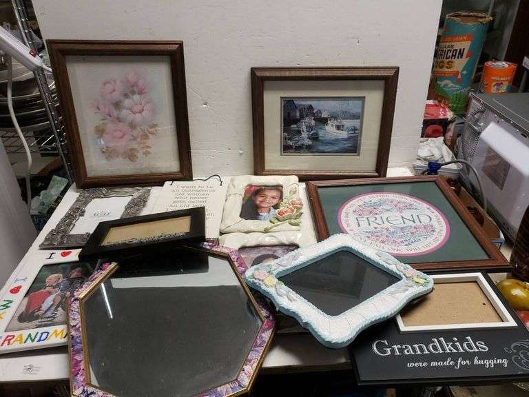 Collection of Assorted Framed Art and Decorative Frames - Trice Auctions