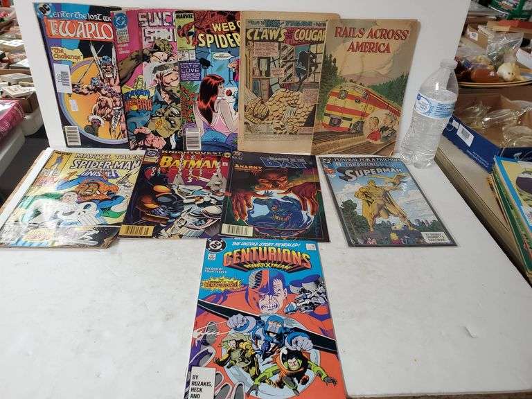 Collection of 10 Assorted Comic Books Featuring Various Titles - Trice ...