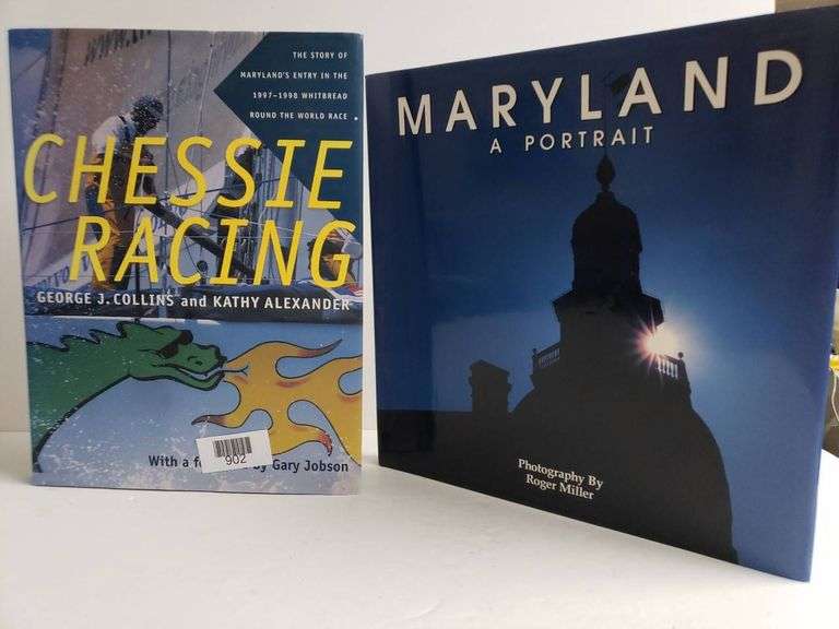 Autographed ‘Chessie Racing’ and ‘Maryland A Portrait’ Books - Trice ...