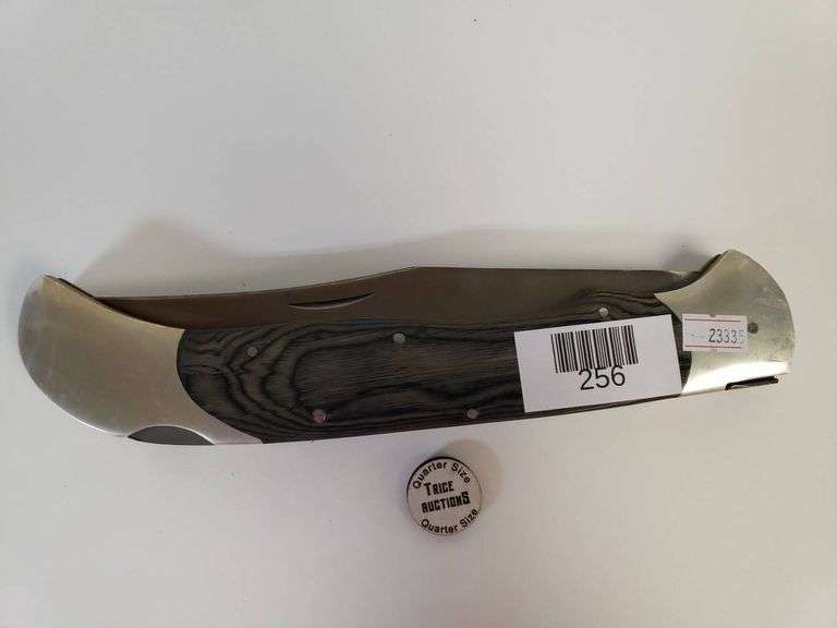 Timber Rattler Folding Knife With Engraved Blade and Metal Handle ...