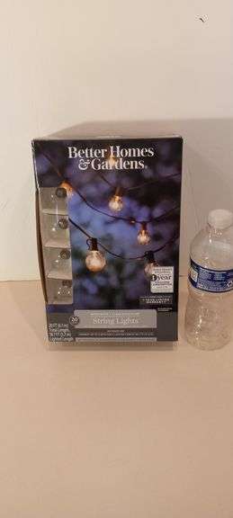New In Box Better Homes & Gardens 20 Count String Lights - Trice Auctions