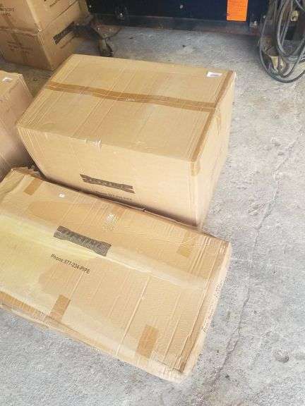 Assorted Boxes Marked with Descriptions and Dimensions - Trice Auctions