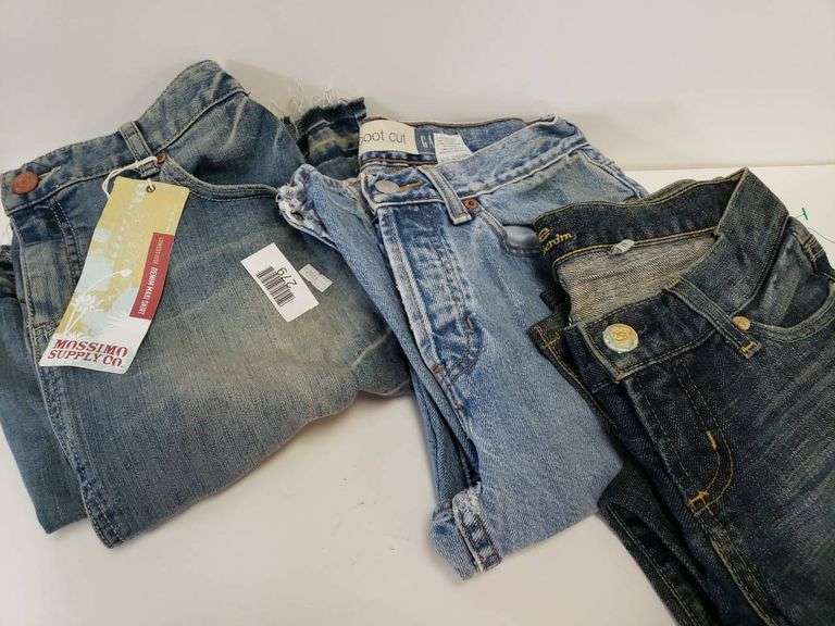 3 Pairs Jeans from Mossimo Supply Co, Gap Boot Cut, and Bebe Premium ...