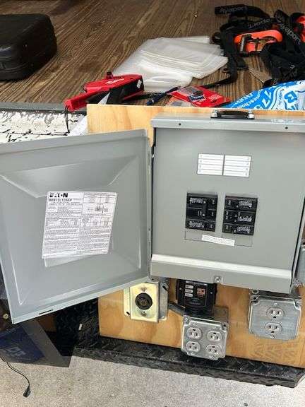 Temporary Electrical Panel Setup - Trice Auctions