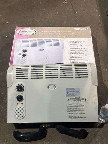 Feature Comforts Convection Heater With Thermostat, Model #0042203 ...