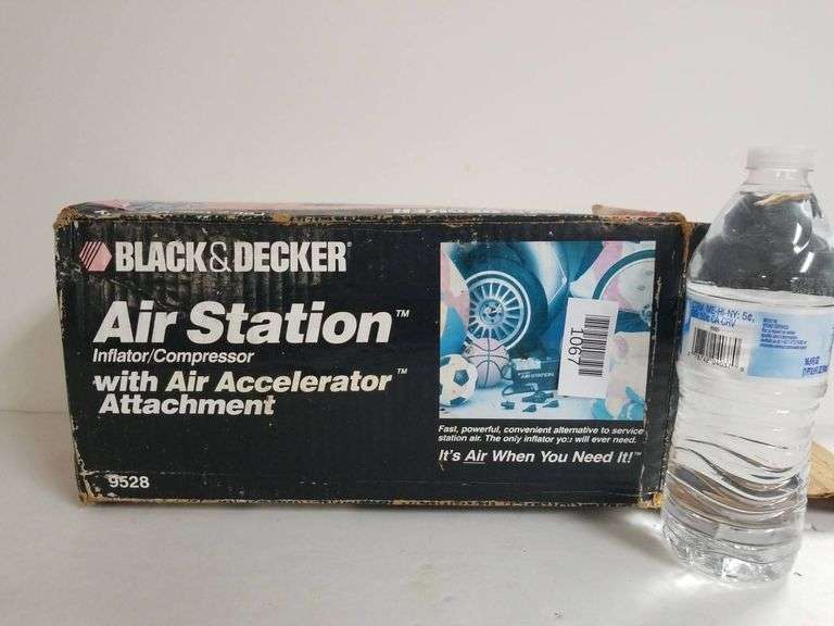 Black & Decker Air Station Inflator/Compressor with Air Accelerator ...