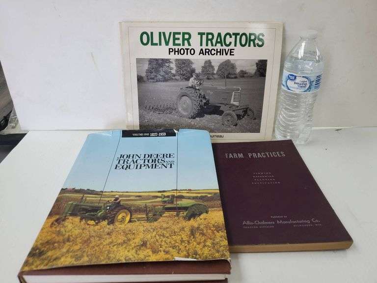 Lot of 3 Books on Farming: Oliver Tractors, John Deere Equipment, Farm ...