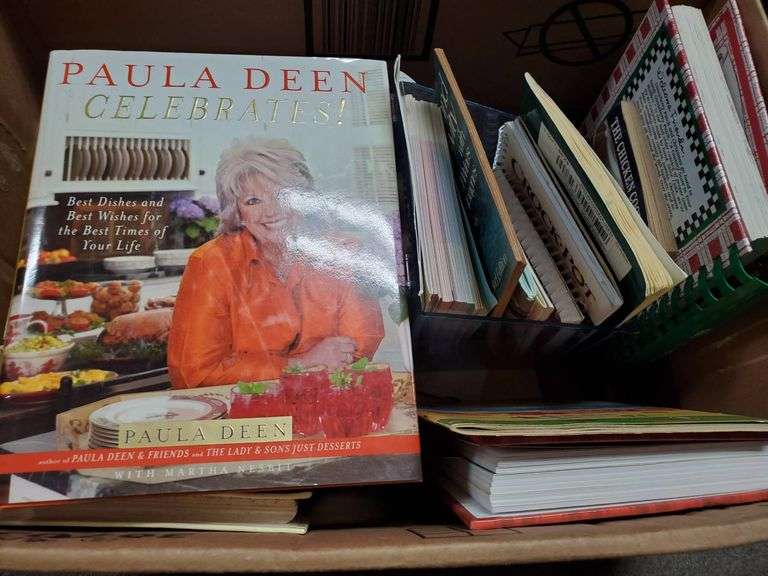 Collection of Various Cookbooks Including Paula Deen Celebrates - Trice ...