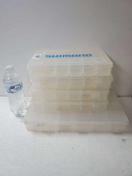Set of Stackable Shimano Compartment Storage Boxes - Trice Auctions