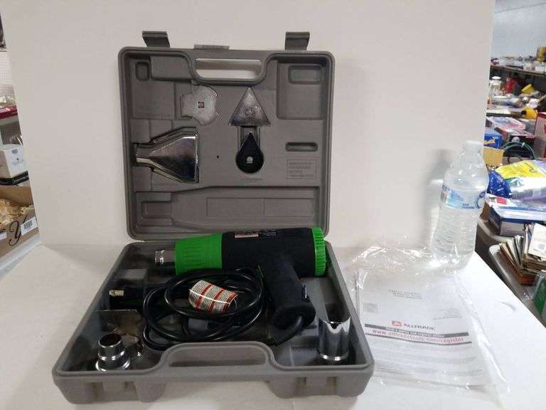 Alltrade Heat Gun Kit with Attachments and Case - Trice Auctions
