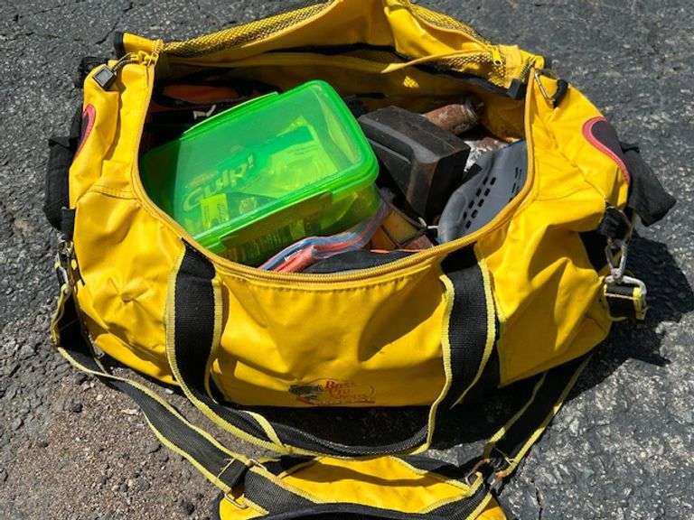 Large Bass Pro Shops Boating Bag, Loaded w/Gear, Tools, Fishing ...