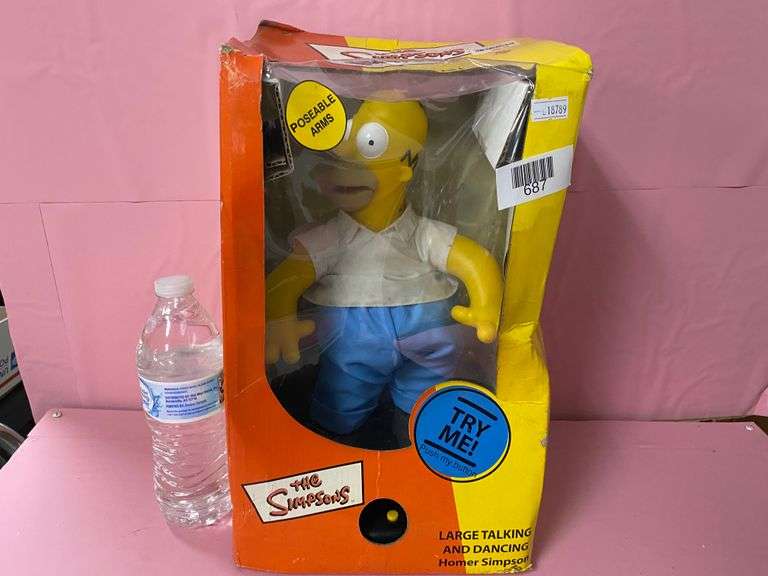 Vintage Homer Simpson Talking Figure - Trice Auctions