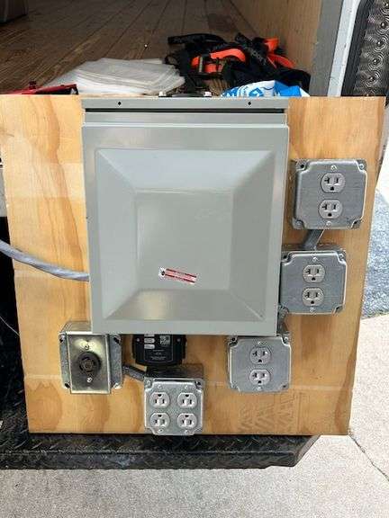 Temporary Electrical Panel Setup - Trice Auctions