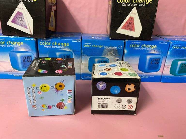 Assorted Color Changing Clocks - Trice Auctions