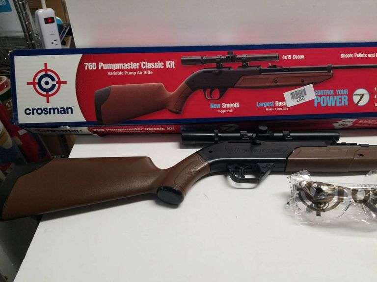 Crosman 760 Pumpmaster Classic Kit with Accessories - Trice Auctions