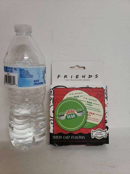 Friends Trivia Quiz Coasters With 20 Quiz Questions - Trice Auctions