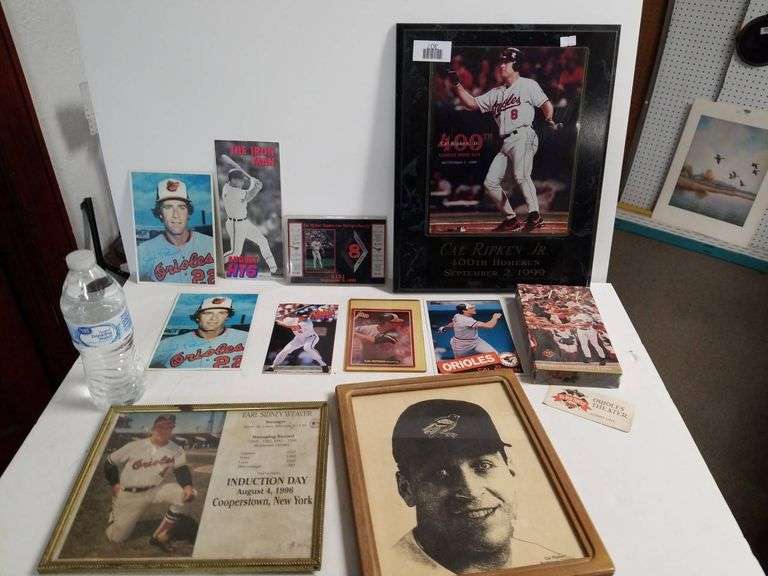 Baltimore Orioles Memorabilia Collection Featuring Cal Ripken Jr ...
