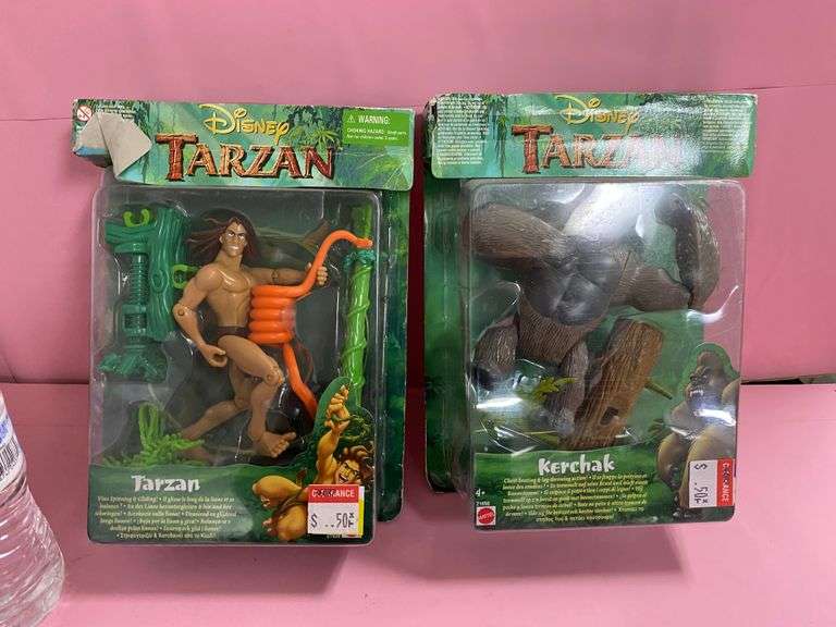 Disney Tarzan action Figures. - Trice Auctions