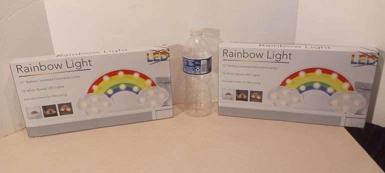 2 NEW LED Rainbow Lights - Trice Auctions