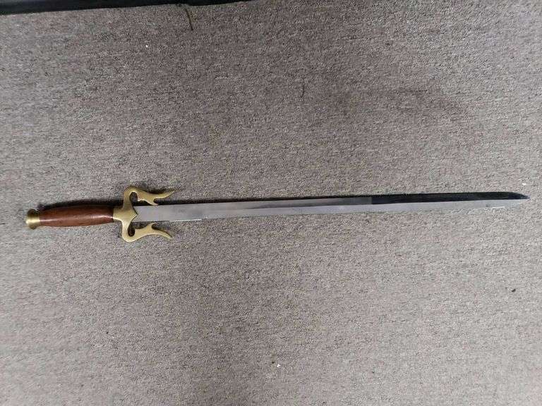 Sword with Brass Hilt and Stainless Steel Blade Made in Pakistan ...
