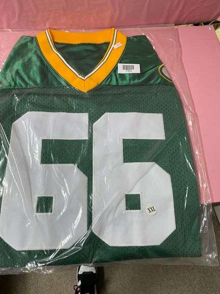 Greenbay Packers #66 Ray Nitschke Jersey. Size 2 XL. New - Trice Auctions