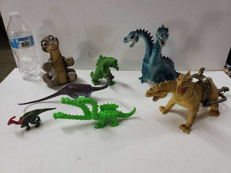 Assorted Dinosaur and Fantasy Creature Figurines Collection - Trice ...
