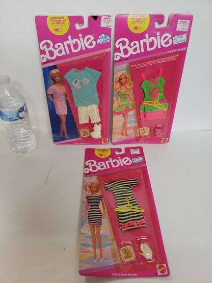 1990 Barbie Dream Wear Fashion Outfits Set of 3 in Original Packaging ...