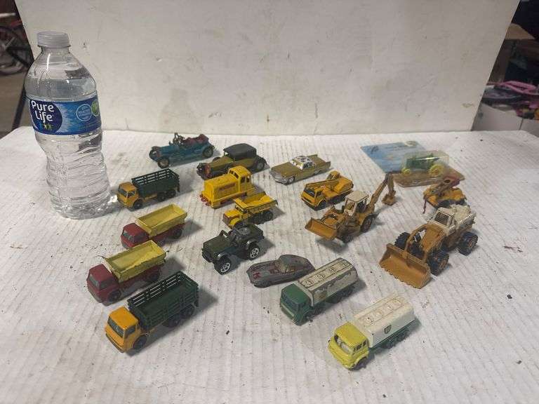 Collection of Die-Cast Construction and Utility Toy Vehicles - Trice ...
