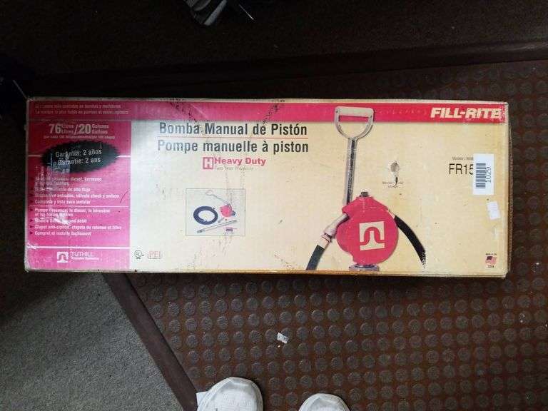 Fill-Rite FR152 Heavy Duty Piston Hand Pump in Original Box - Trice ...