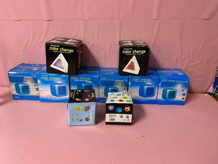 Assorted Color Changing Clocks - Trice Auctions