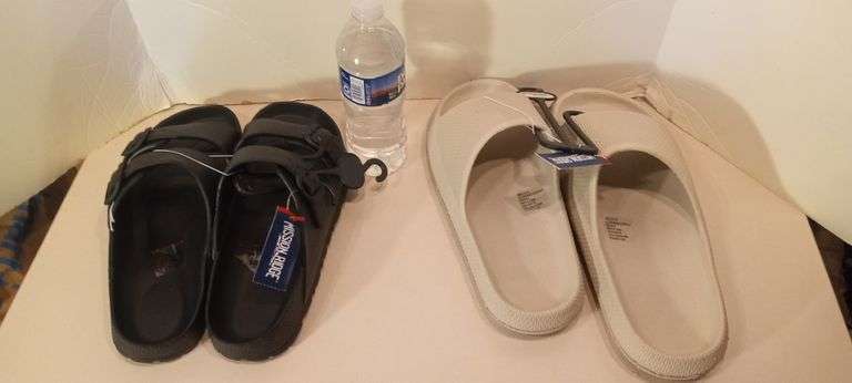 2 NEW Various Styles Mission Ridge Men's 11/12 Slide-In Sandals - Trice ...