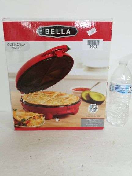 Bella Quesadilla Maker in Red Packaging - Trice Auctions