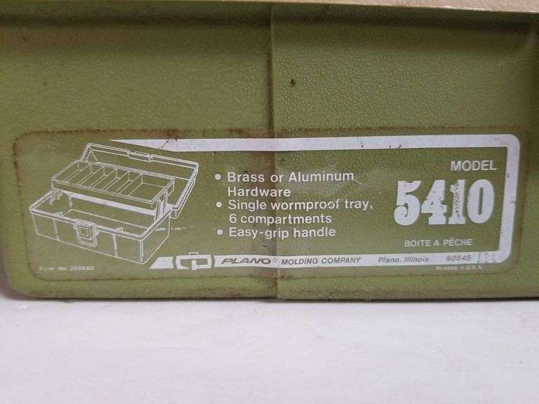 Plano Model 5410 Plastic Tackle Box with Tools and Miscellaneous Items ...